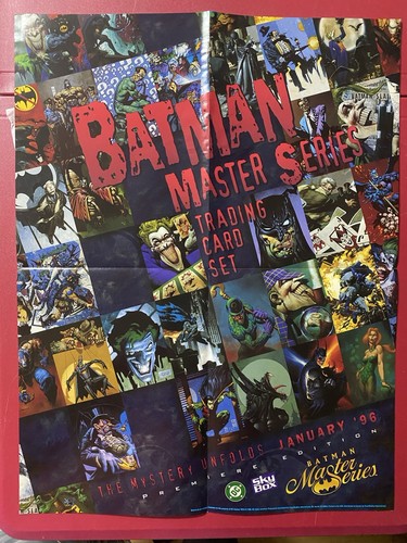 BATMAN MASTER SERIES PROMO POSTER (1995) 22 X 17, SDCC, DC, SKYBOX, NM ...