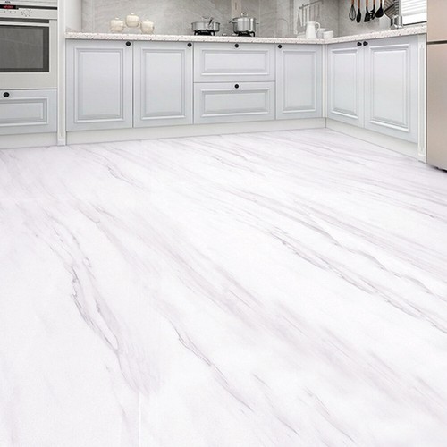 10M PVC Marble Effect Flooring Lino Roll Self Adhesive Vinyl Floor ...