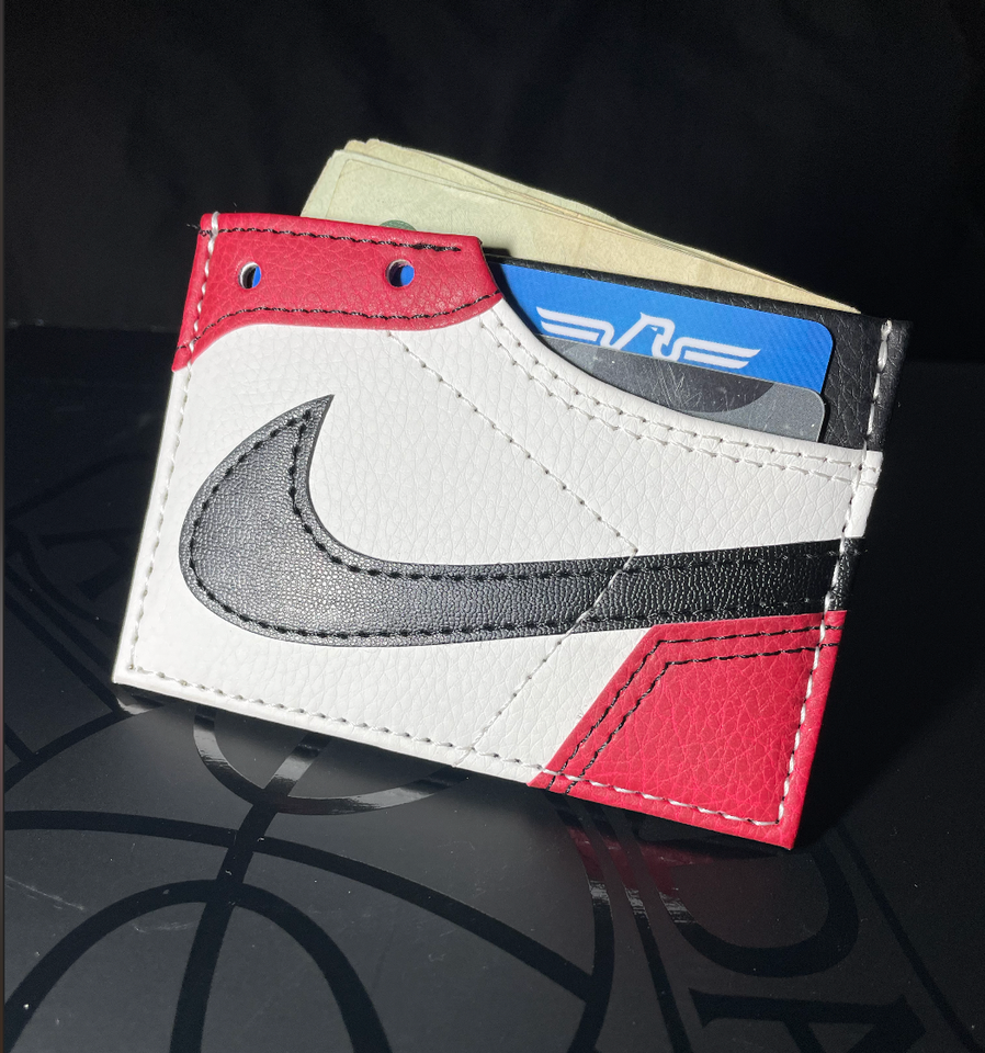 Custom Air Jordan Shoe Wallet - Leather Air Jordan Wallet - Custom Shoe ...