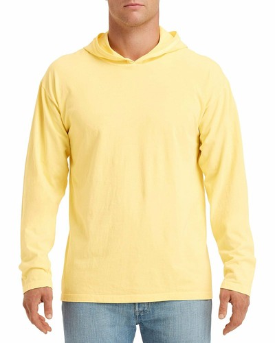 Comfort Colors 4900 - 3 PACK - Garment Dyed Hooded Long Sleeve Tee | eBay