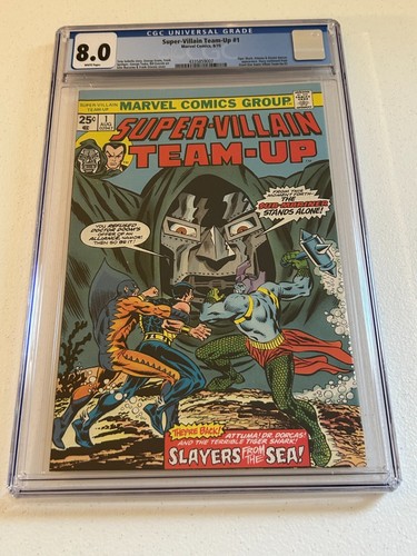 SUPER-VILLIAN TEAM-UP 1- DOCTOR DOOM CGC 8.0- 1975 MARVEL COMICS | eBay