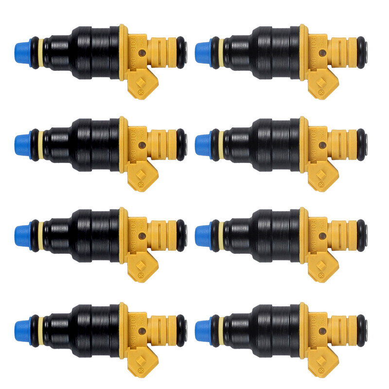 8X Upgraded EV1 Fuel Injectors For Ford 5.0L 5.8L 302 351W Bronco F150 ...