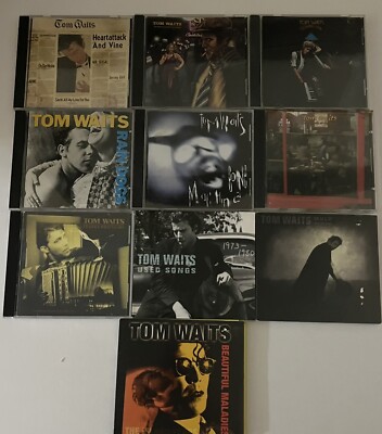 Tom Waits Collection (10 CD) Small Franks Closing Heart Rain Gone Mule ...