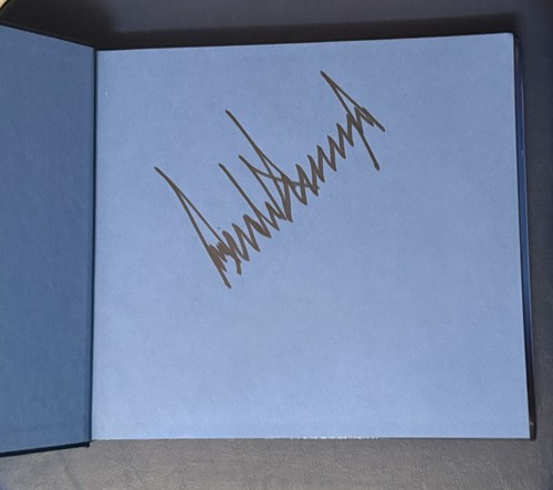 President Donald J Trump FULL SIGNATURE SIGNED “Save America” Book 2024 ...