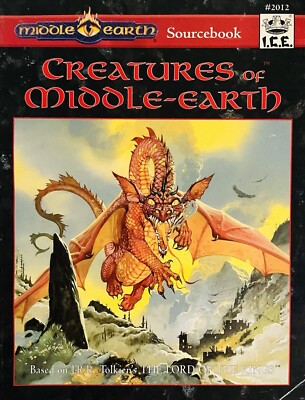 ICE MERP 2012 Creatures of Middle-Earth Role Playing Rulebook RPG ...