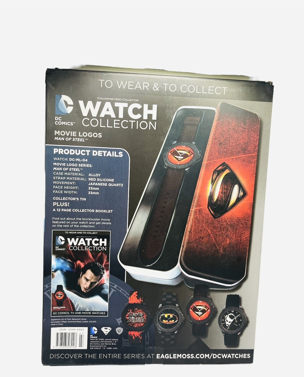 New Superman Watch Man of Steel Movie Logo DC Collection #7 New Superman Watch Man of Steel Movie Logo DC Collection #7