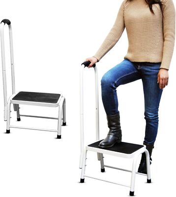 Easylife Safety Step Stool with Handrail, Bath Stool, Mobility Step ...