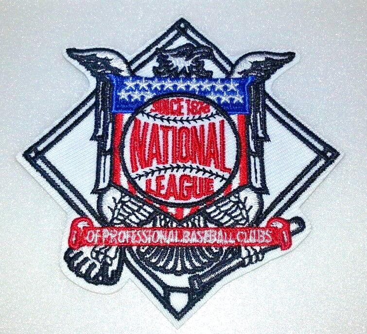 National League~MLB~Embroidered Patch~(3 1/4" x 3 1/4") Iron Sew On ...