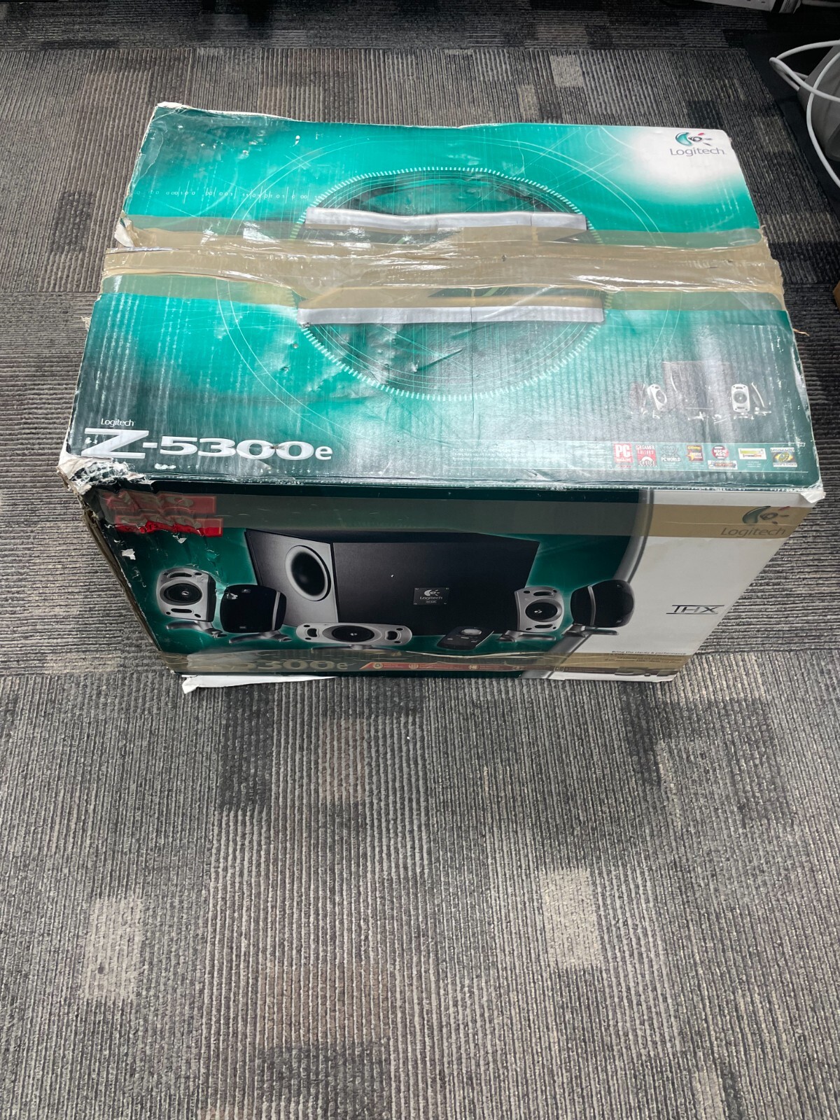 Logitech Z-5300e THX Full Surround Sound Computer Speakers w/ Subwoofer ...