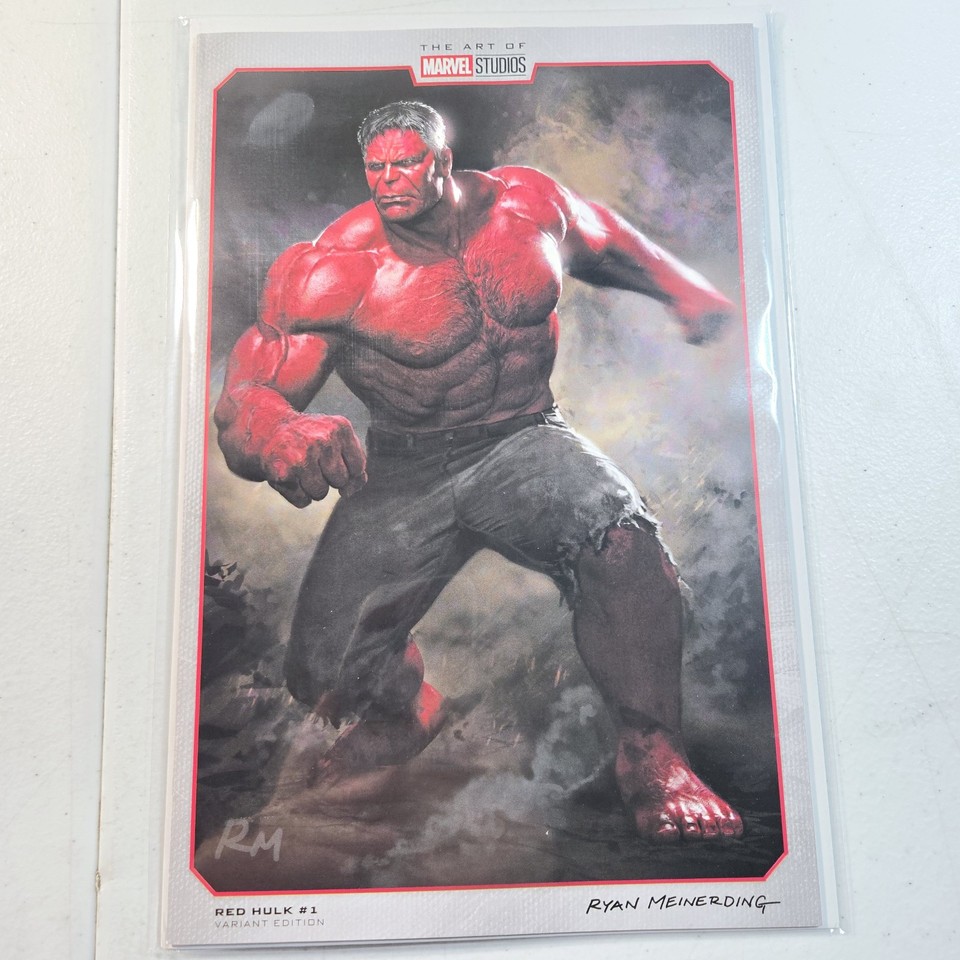 Marvel Comics Red Hulk Issue #1 Ryan Meinerding Marvel Studios Variant ...