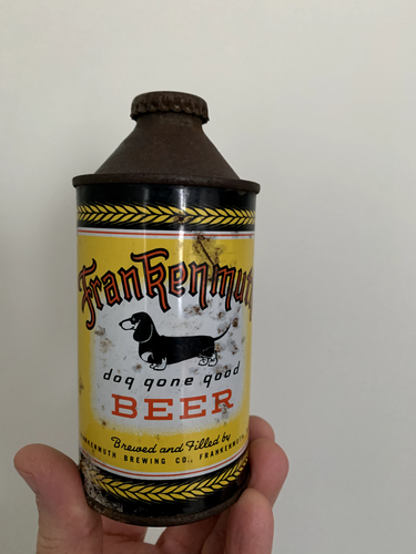FRANKENMUTH DOG GONE GOOD BEER - CONE TOP - IRTP - FRANKENMUTH MICH | eBay