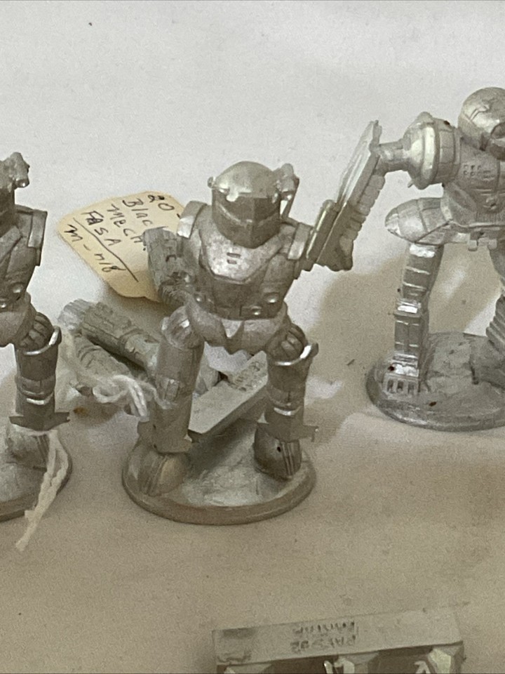 BattleTech Miniature Lot Of 5 Black Knight Mech Metal 1992 | eBay