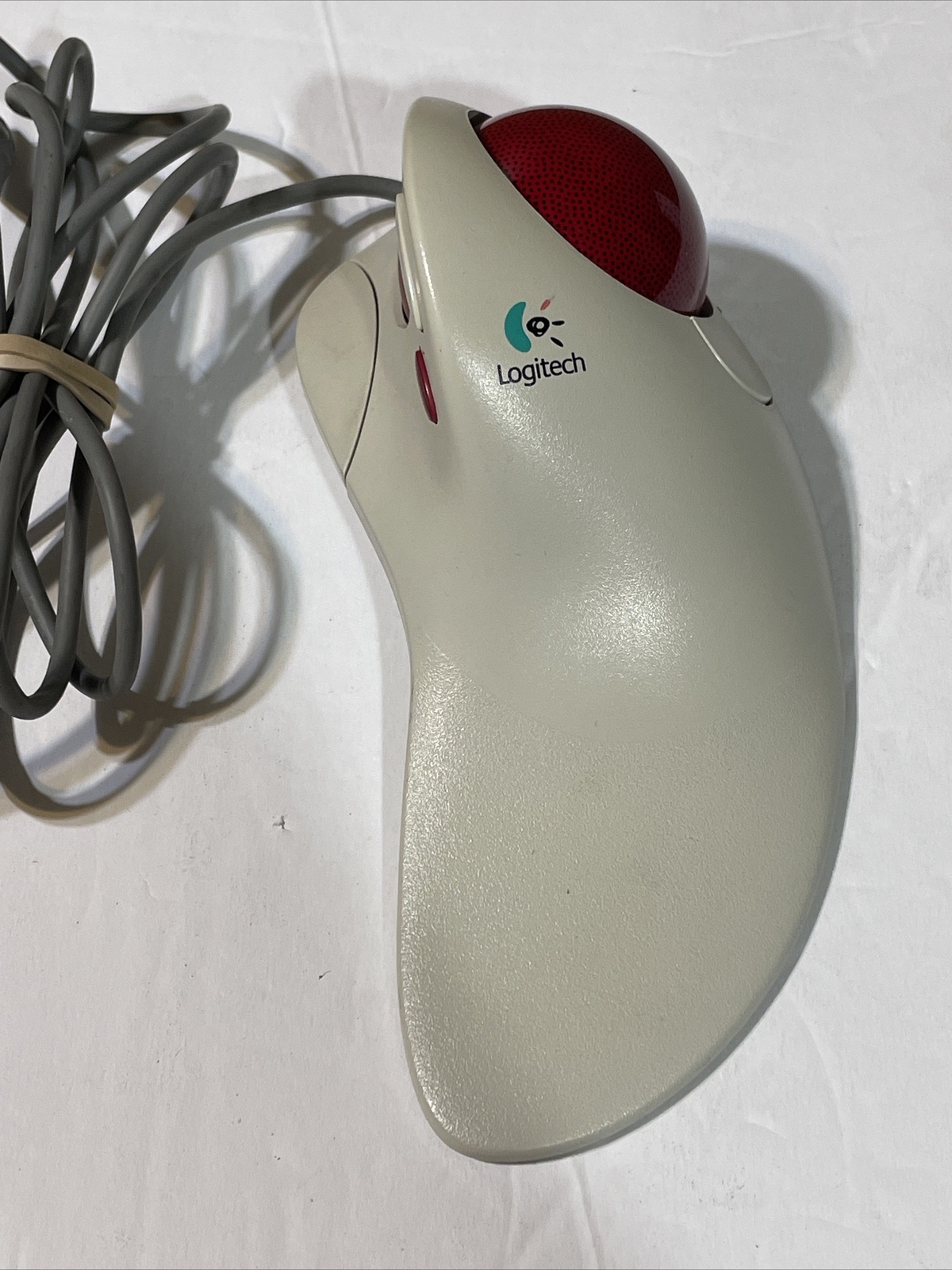 Logitech TrackMan Marble FX T-CJ12 Wired PC Mouse Vintage Computer ...