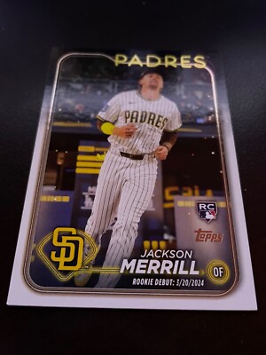 2024 Topps Update Series - Rookie Debut Jackson Merrill #US169 (RC) | eBay