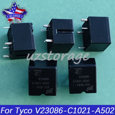 5PCS New For Tyco V23086C1021A502 V23086-C1021-A502 4 Pins Automotive ...