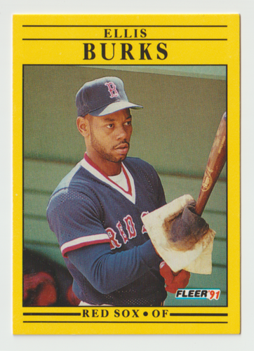 1991 Fleer Baseball #89 Ellis Burks - Boston Red Sox | eBay