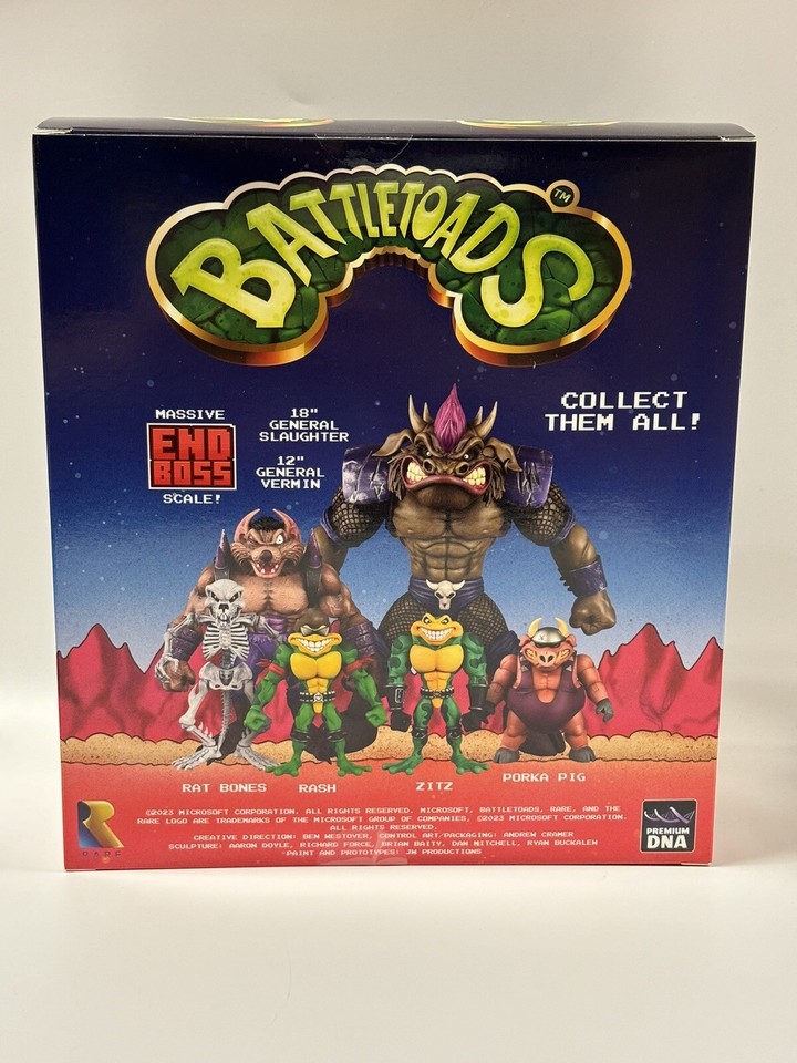 Premium DNA Toys 6" Battletoads Zitz Toycon Exclusive Variant Action ...