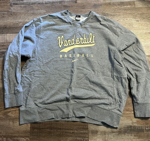 Vanderbilt Commodores Nike Team Issued Baseball Sweatshirt XXL | eBay