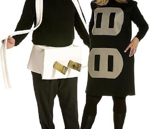 Rasta Imposta Plug And Socket Halloween Costume For Couples One Size ...