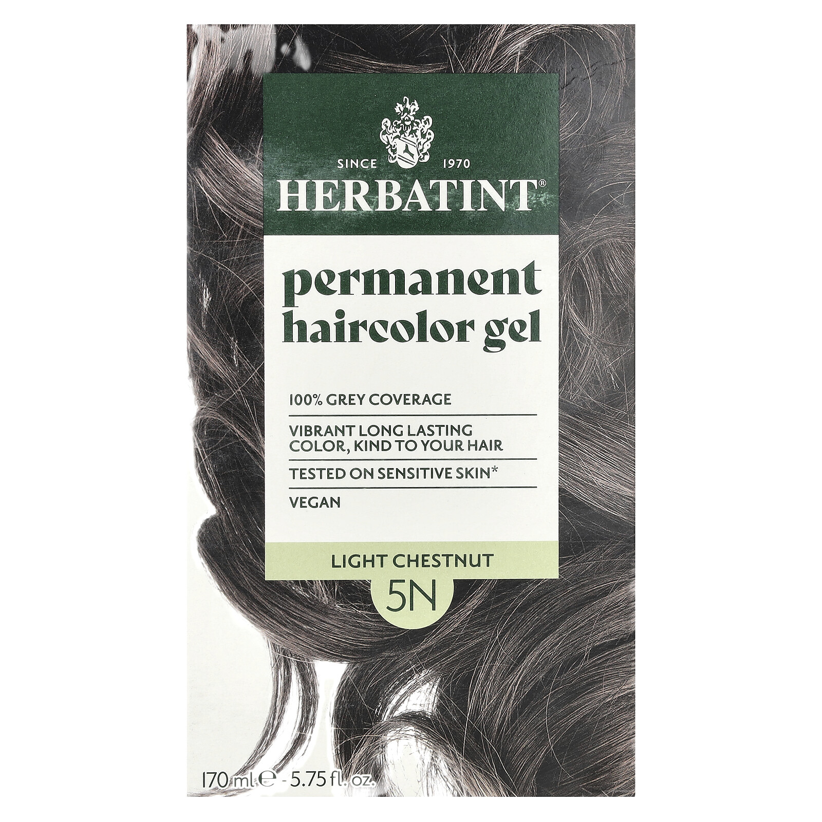 Permanent Haircolor Gel, 5N Light Chestnut, 5.75 fl oz (170 ml) | eBay