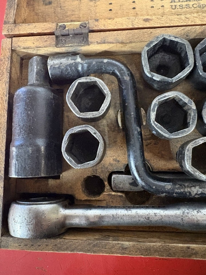 Vintage Billings & Spencer Ratchet Socket Wrench Set Tools Hartford Ct ...
