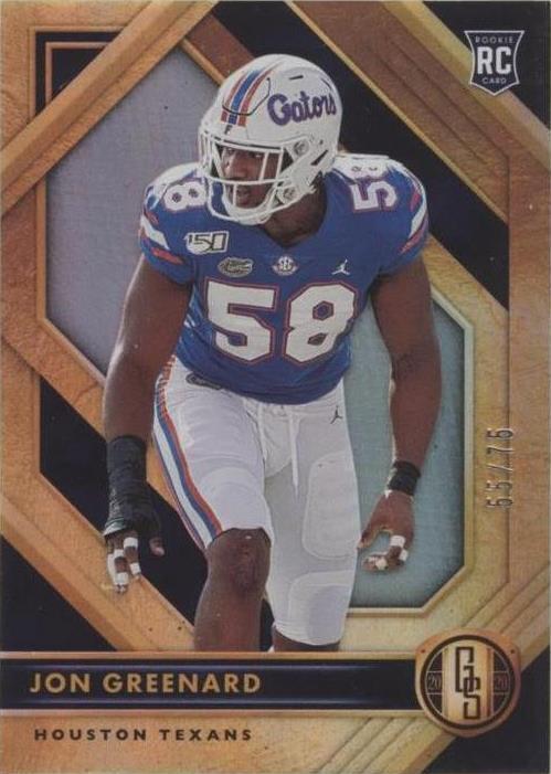 2020 Panini Gold Standard - Rookies Jon Greenard #200 Platinum /75 (RC ...