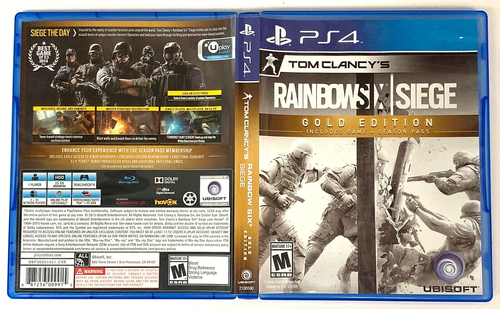 Tom Clancy's RAINBOW SIX SIEGE Gold Edition 2015 Playstation 4 Video ...