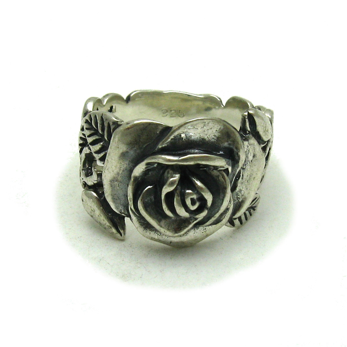 Stylish Genuine Sterling Silver Ring Hallmarked Solid 925 Flower ...