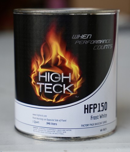 High Teck HFP150 Frost White Basecoat Urethane Auto Paint GALLON GM ...