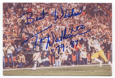 Tony Nathan Signed Photo Autographed Signature NFL Football Miami ...