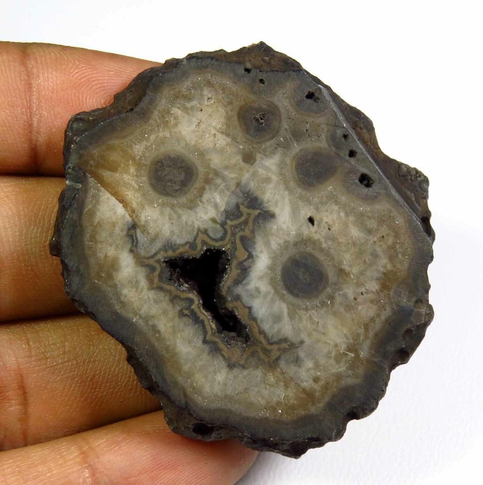 Natural Geode Slice Agate Gems Slice 75-417 Cts Smooth Polished ...