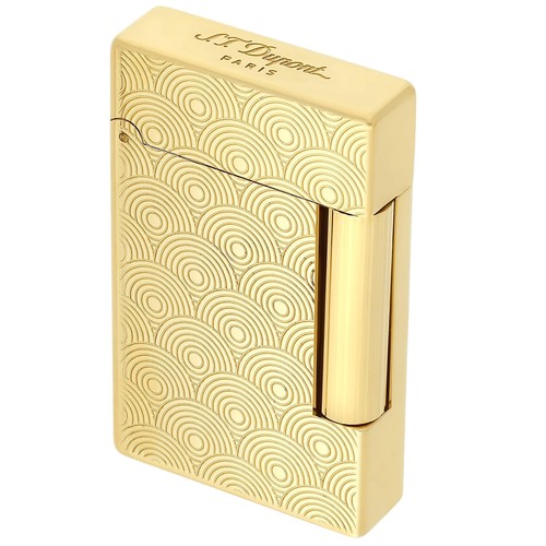 S.T. DUPONT Briquet Initial Cinetique Couleur Or 020845 3597390302069 ...