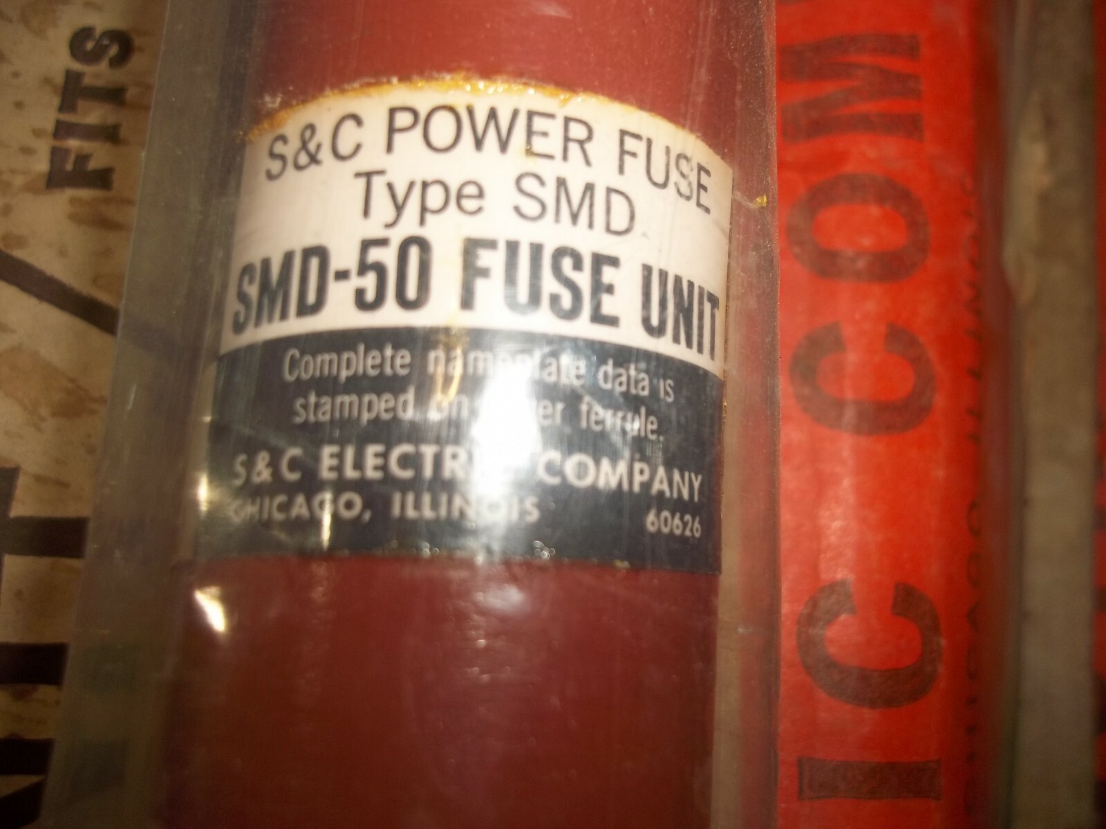 S&C SMD-50 POWER FUSE UNIT 153-1 5E 100E AMP 34.5KV 474005 (R1) | eBay