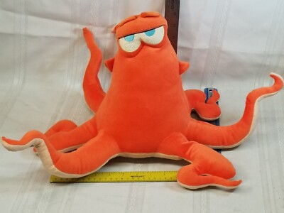 Disney Pixar Finding Dory Hank Orange Octopus Plush Stuffed Animal Toy ...