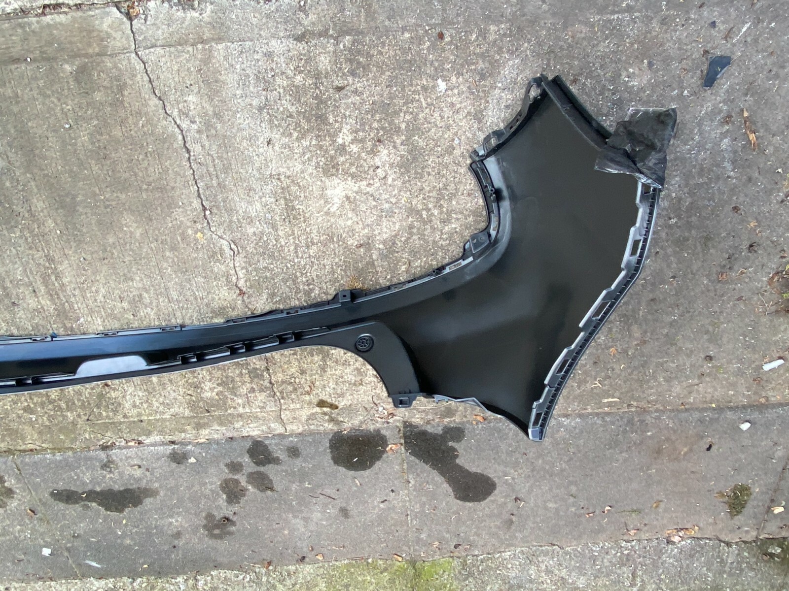 2017 2018 KIA SOUL REAR UPPER EXTERIOR BUMPER COVER BLACK 86611-B2500 ...