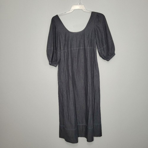 Rachel Comey x Target Dress Gray Cotton Chambray Minimalist Relaxed ...