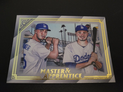 2020 Topps Gallery Master & Apprentice Gavin Lux / Cody Bellinger MA-4 ...