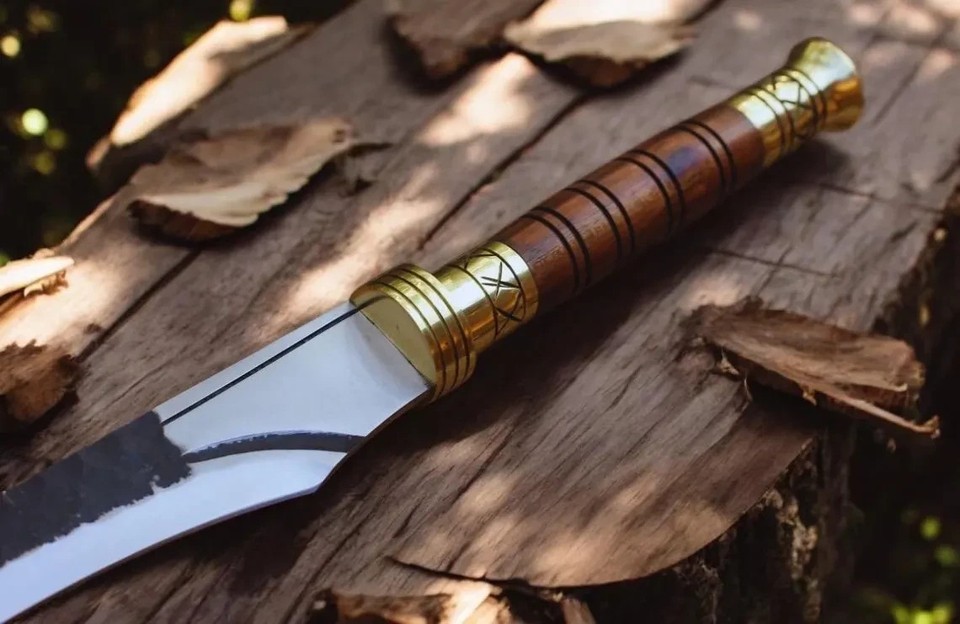 30" SCIMITAR SWORD Long Blade hand forged | Leaf spring of truck ...