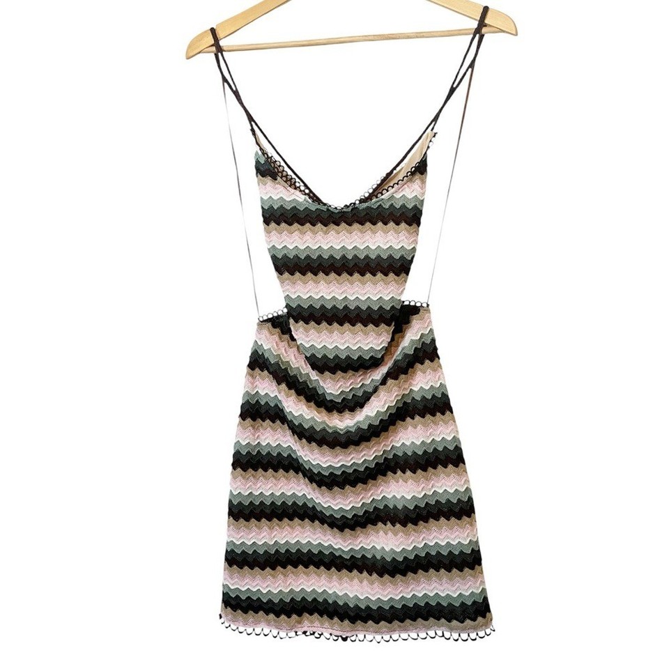 Fashion Nova Miranda Lace Up Back Sweater Mini Dress Size Medium NWT ...