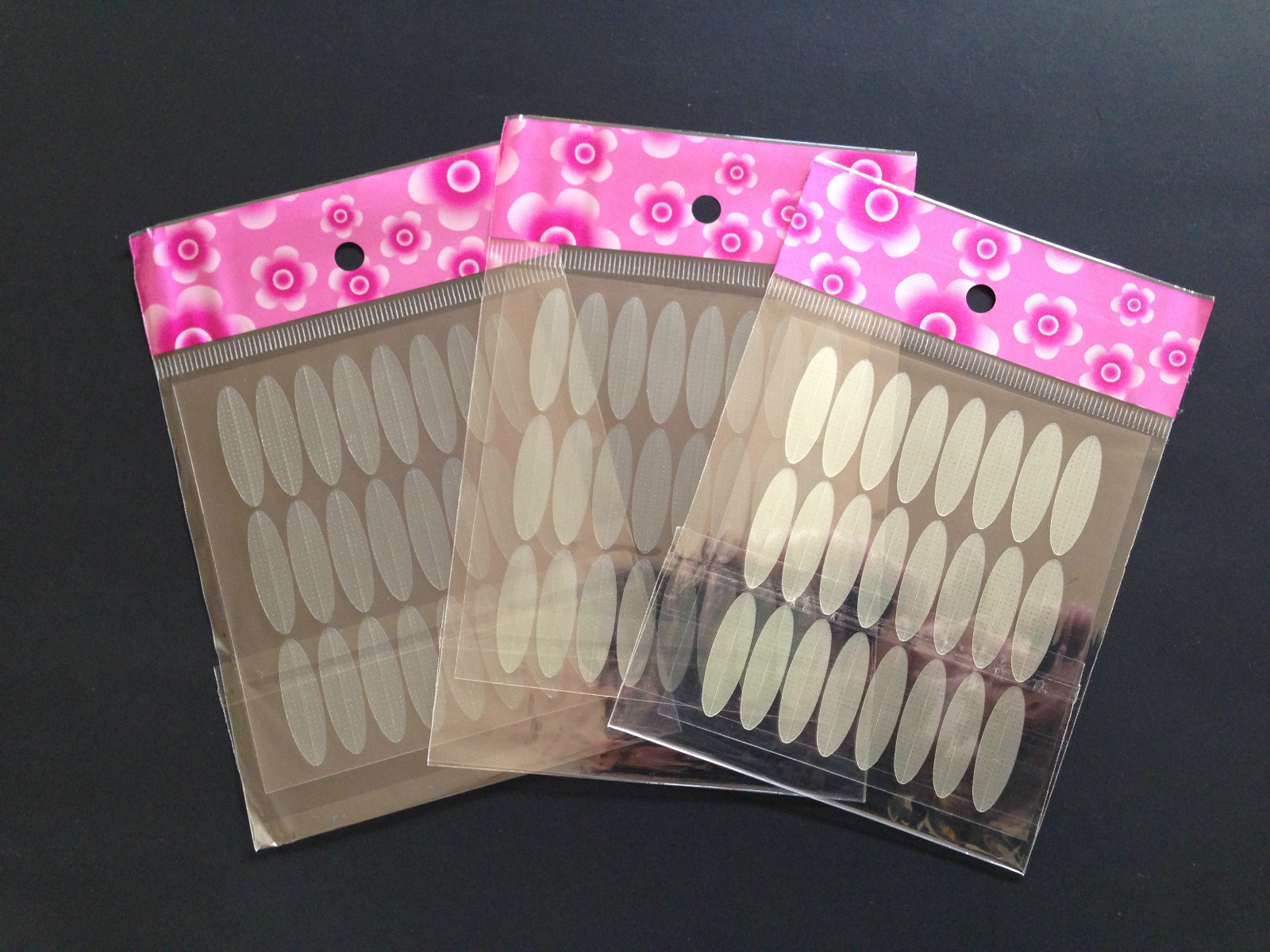 288 pcs(144pair) Magic Adhesive Invisible Microfiber Double Eyelid ...