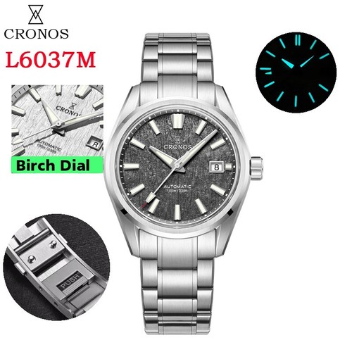 Cronos GS Mechanical Men Watch 39mm Automatic L6037M NEW Dial | eBay