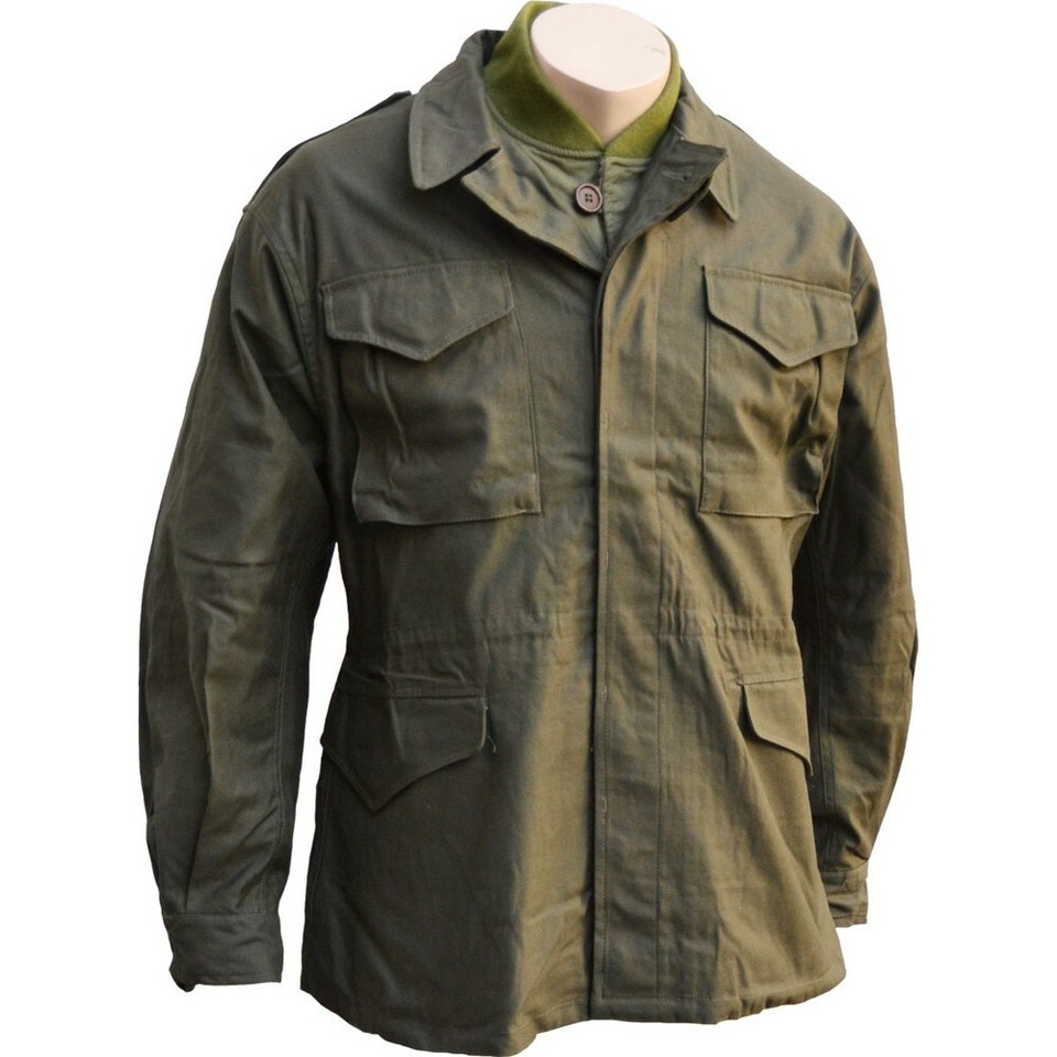 U.S MILITARY M43 FIELD JACKET M-1943 OD GREEN SIZE 50 XX LARGE WWII ...