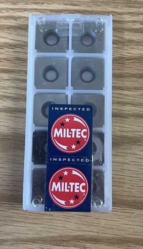 Miltec 10pc S-SS-005-2-0-UC Mil-Tec Square Milling Inserts | eBay