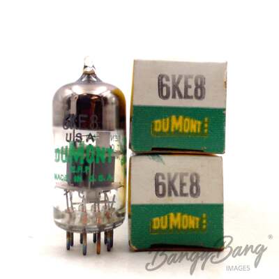 2 DuMont 6KE8 Frame Grid Oscillator Mixer TV Valve- BangyBang Tubes | eBay