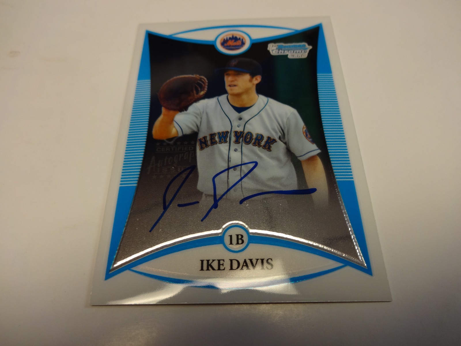 2008 Bowman Chrome Ike Davis New York Mets Rookie Autograph Card | eBay