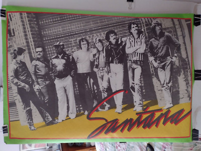 SANTANA ORIGINAL Commercial Poster From 1982 | eBay