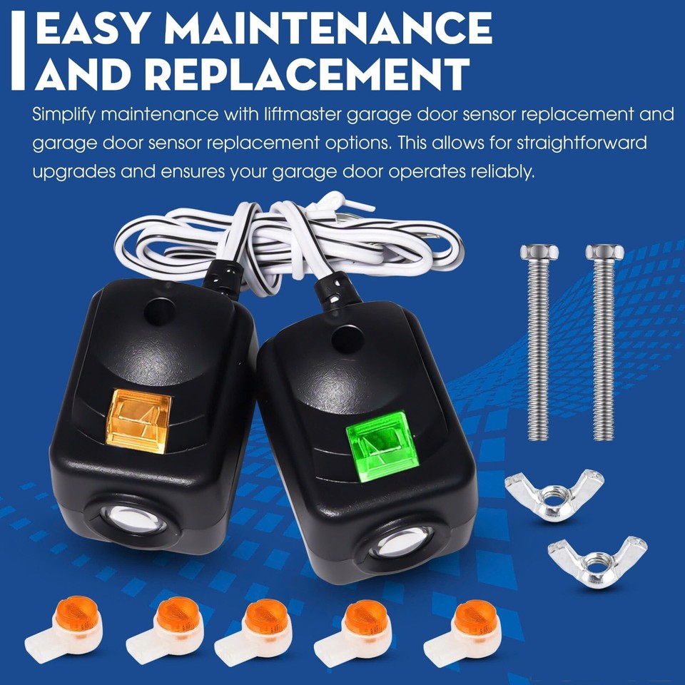 Safety Sensor Beam Only for 820CB Liftmaster Chamberlain Garage Door ...
