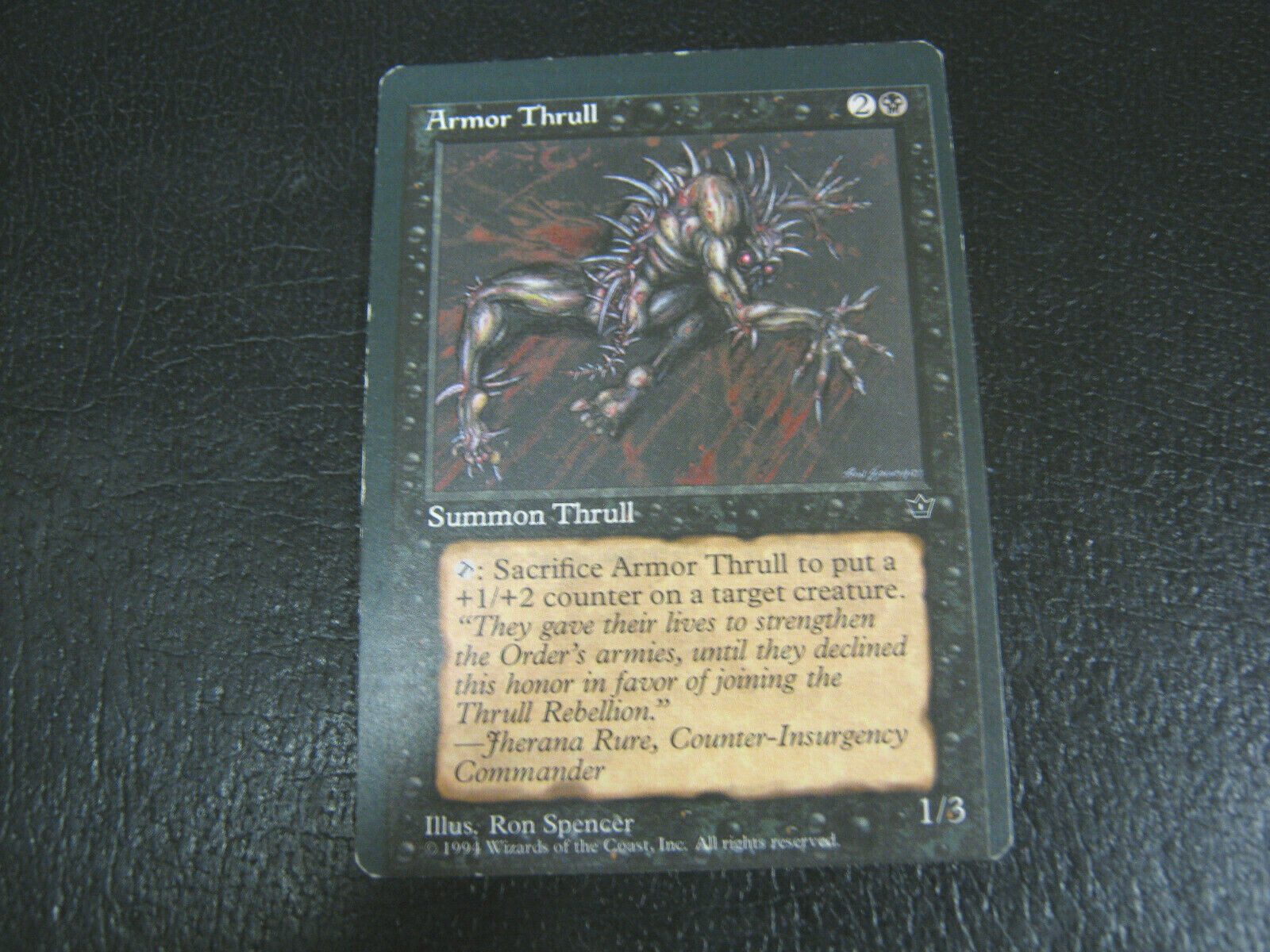 Armor Thrull MISPRINT MISCUT, Magic The Gathering MTG trading card game ...