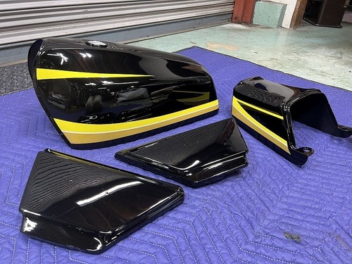 Kawasaki Z400FX Z400J KZ550 Z550Fx Genuine Exterior Tiger Color | eBay