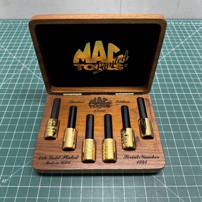 MAC TOOLS 24k Gold Plated Hex Bit Sockets Set 1984 Limited Edition A2 ...